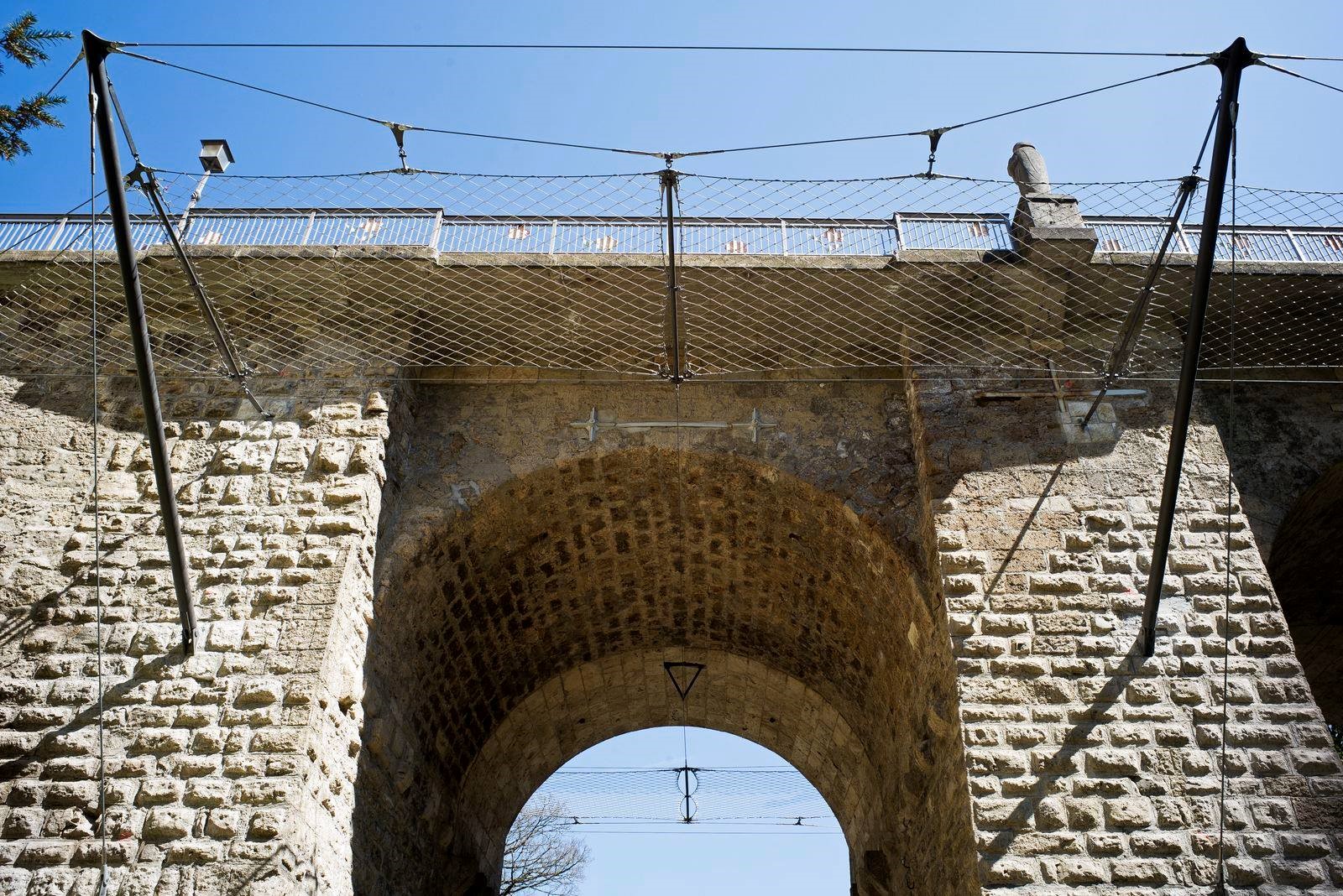 Fall Protection using Webnet Mesh – Bridge Safety | Tensile Design ...