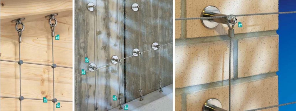 Cable components of Green Facades | Tensile Design & Construct