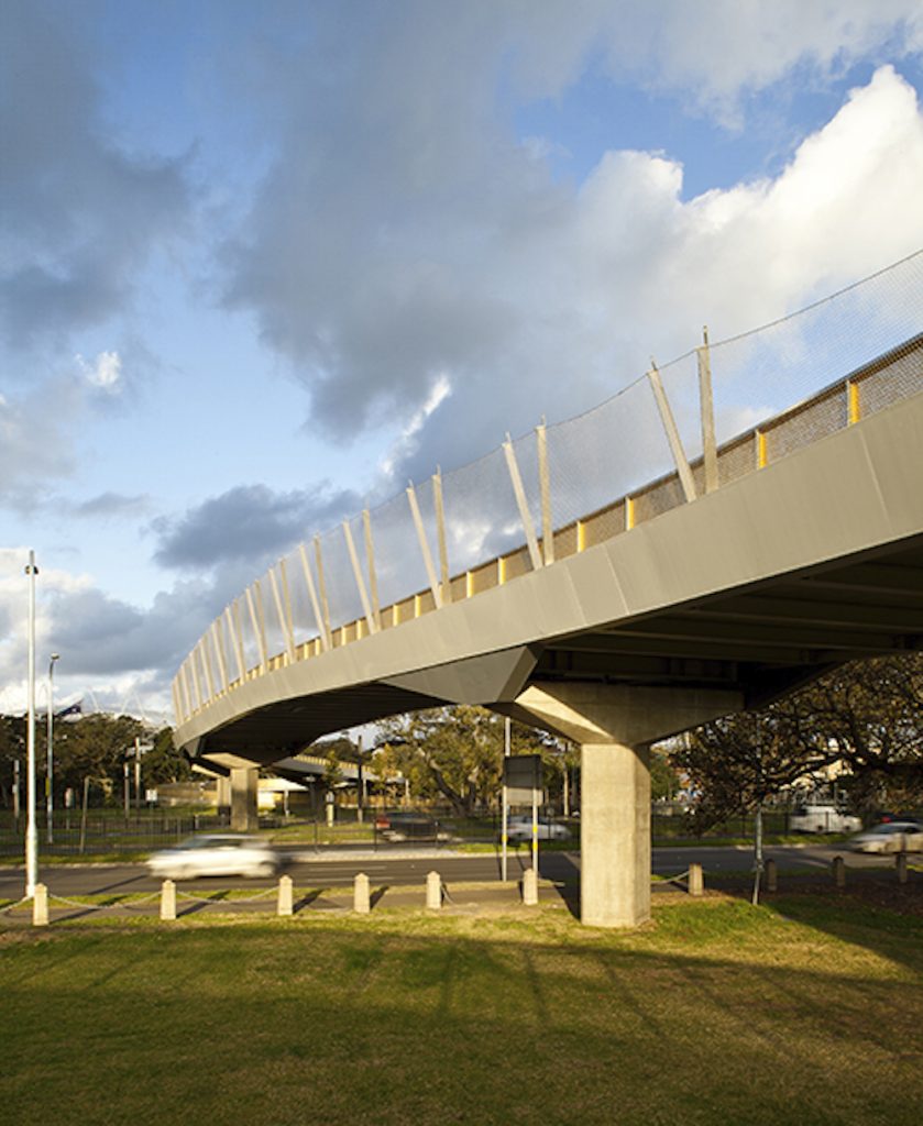Fall Protection for Pedestrian Bridges with Irregular Design / Tensile ...